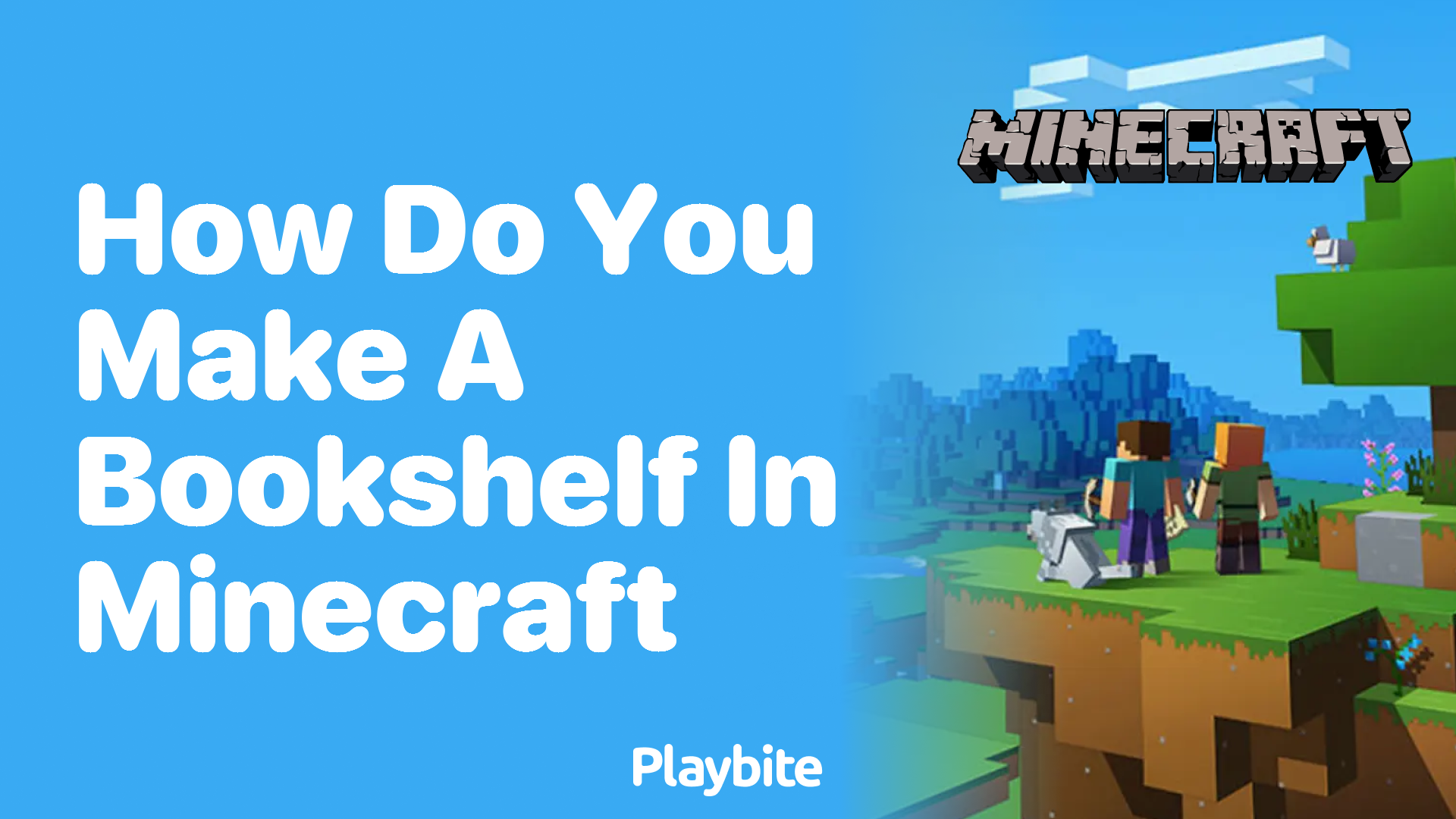 How Do You Make a Bookshelf in Minecraft? - Playbite