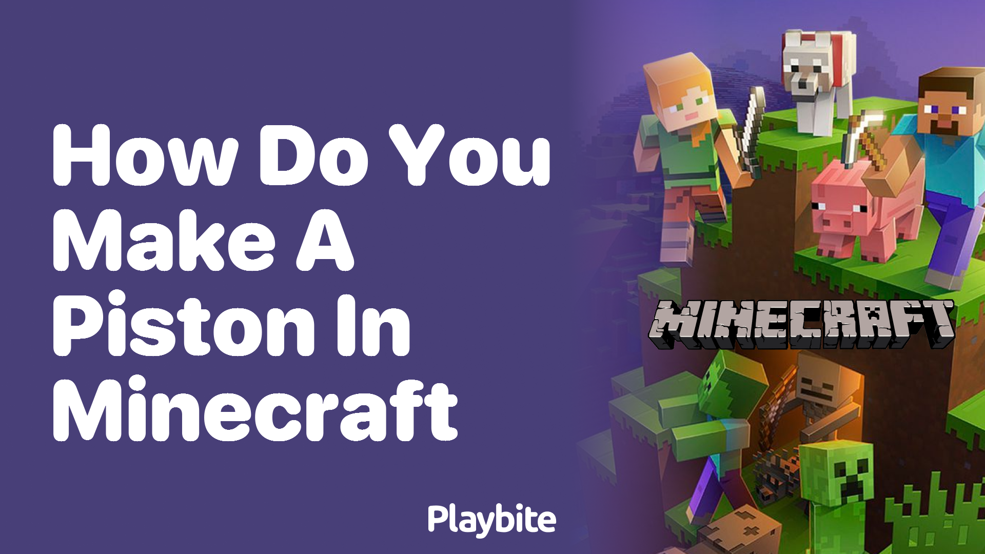 How Do You Make a Piston in Minecraft? - Playbite