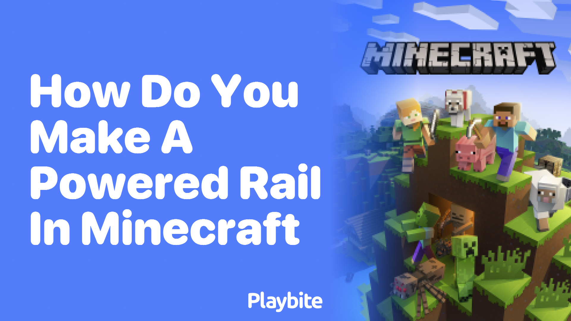 How Do You Make a Powered Rail in Minecraft? - Playbite