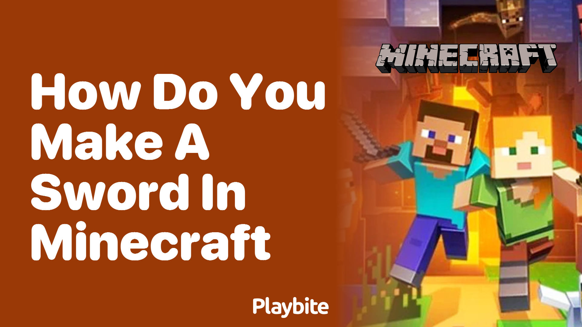 How Do You Make a Sword in Minecraft? - Playbite