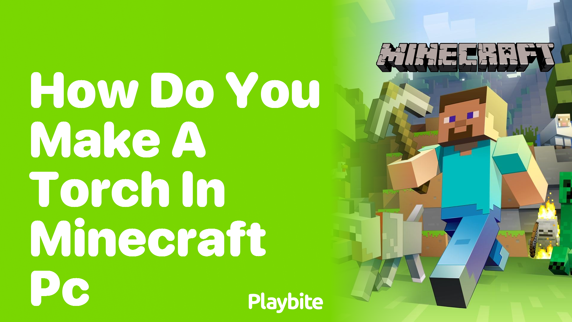How Do You Make a Torch in Minecraft PC? - Playbite