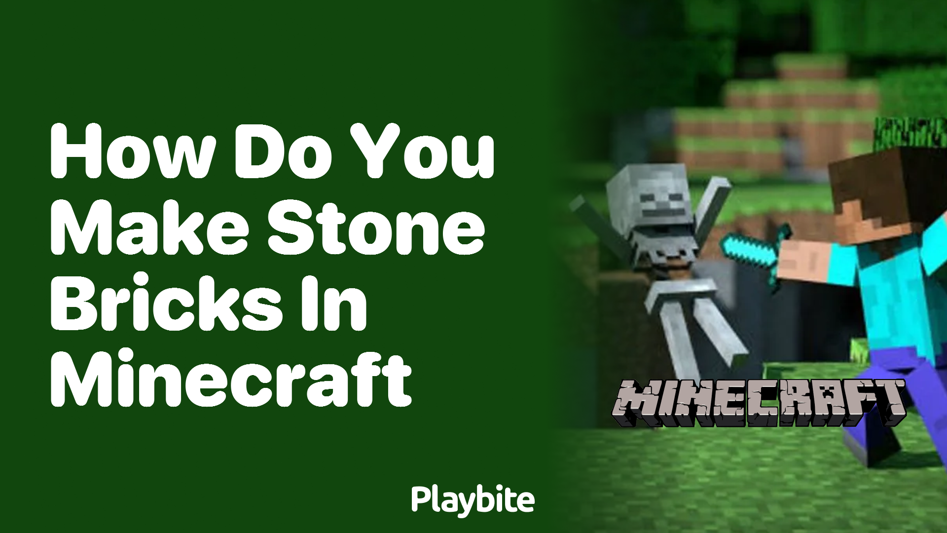 How Do You Make Stone Bricks in Minecraft? - Playbite