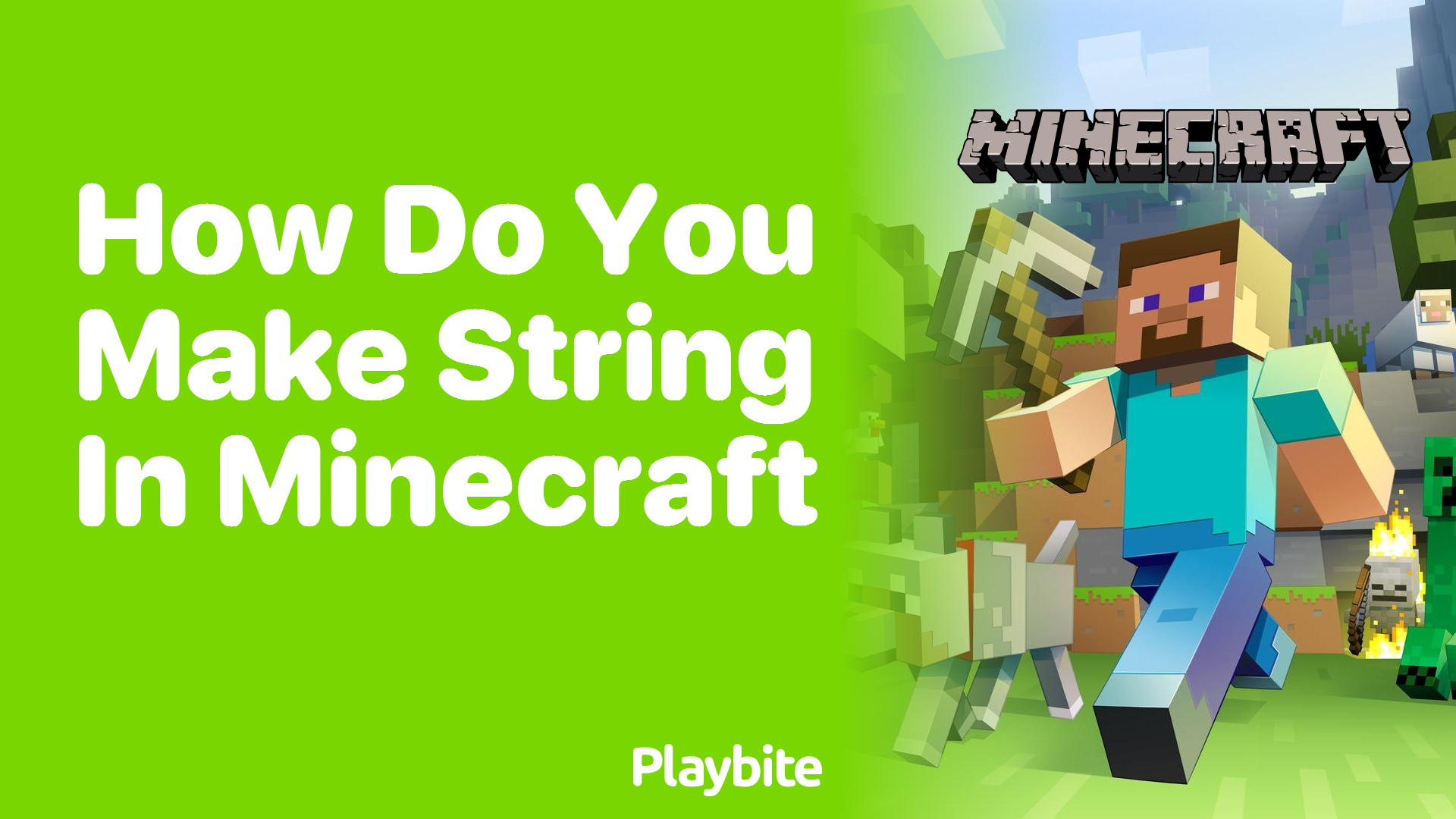 How Do You Make String in Minecraft? - Playbite