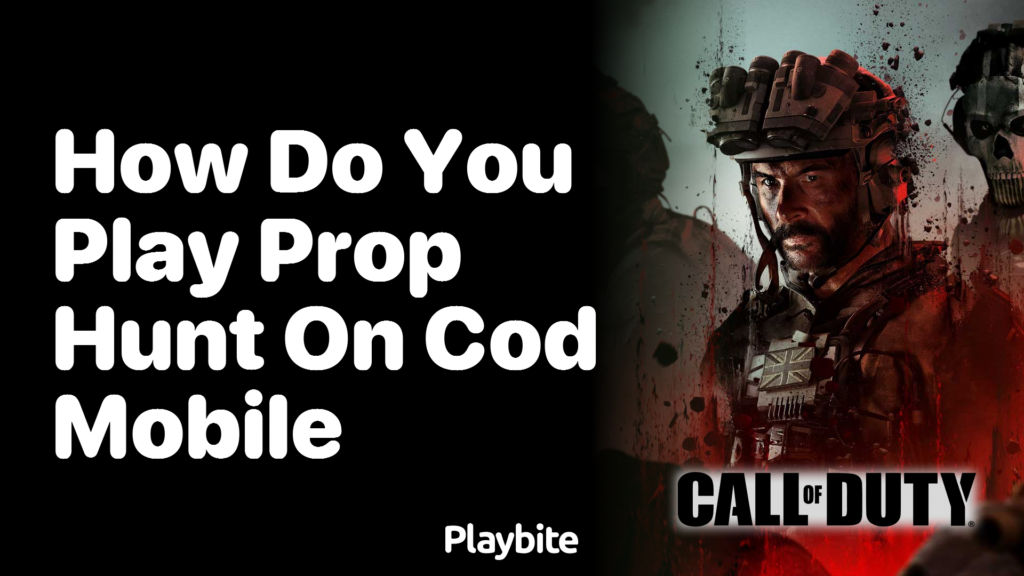 How Do You Play Prop Hunt on COD Mobile? - Playbite