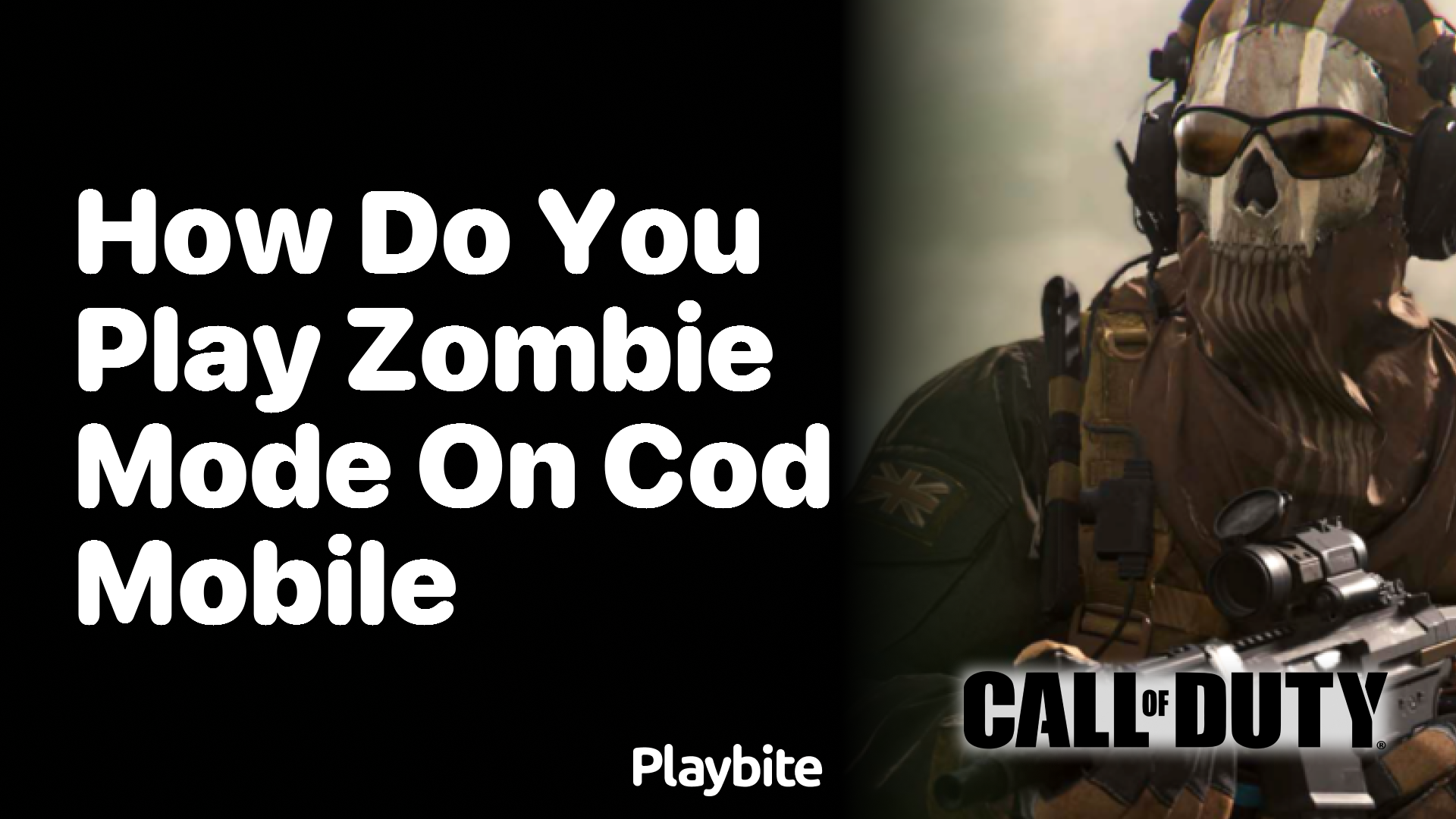 How Do You Play Zombie Mode On Cod Mobile Playbite