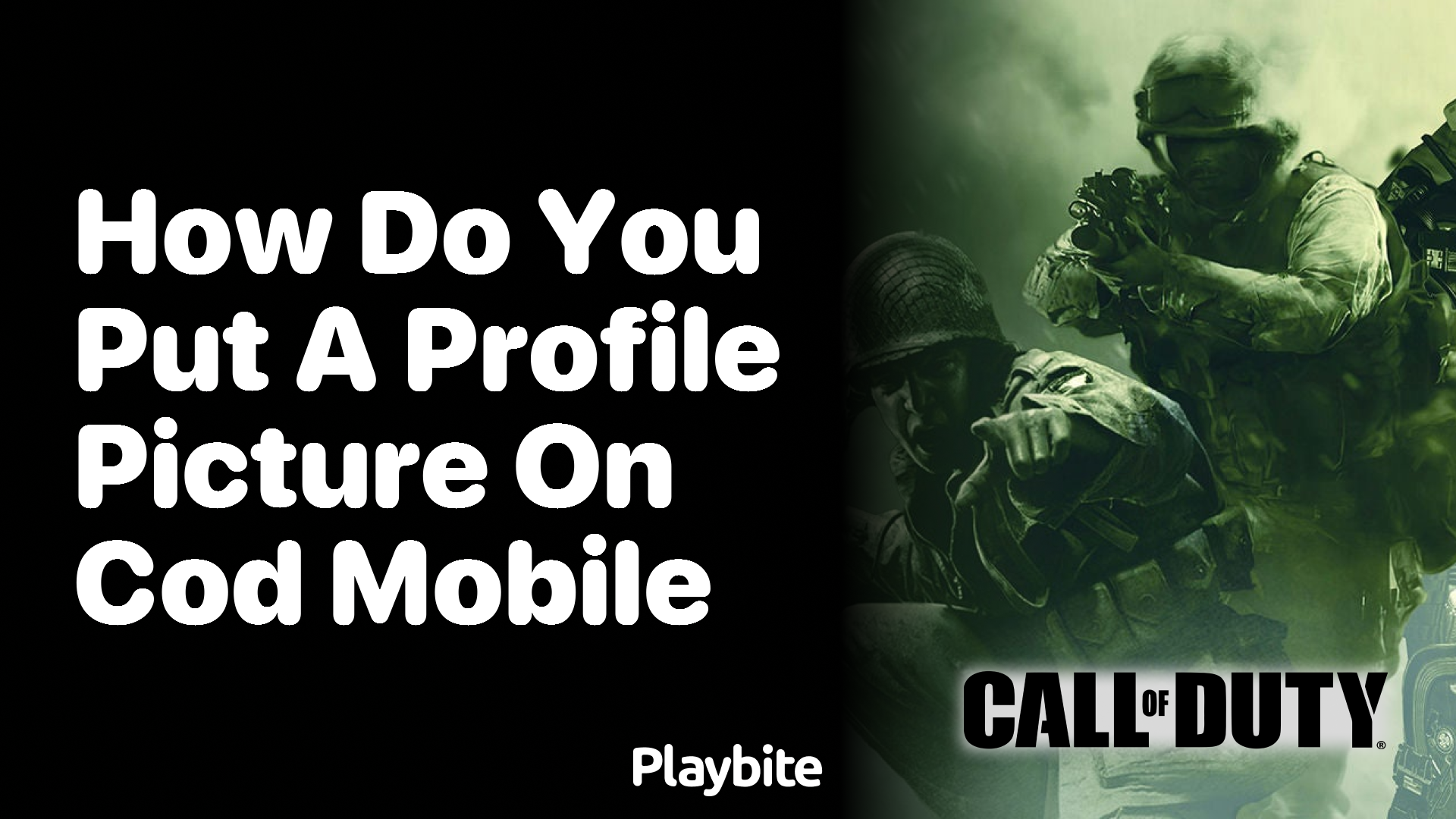 How Do You Put a Profile Picture on COD Mobile? - Playbite