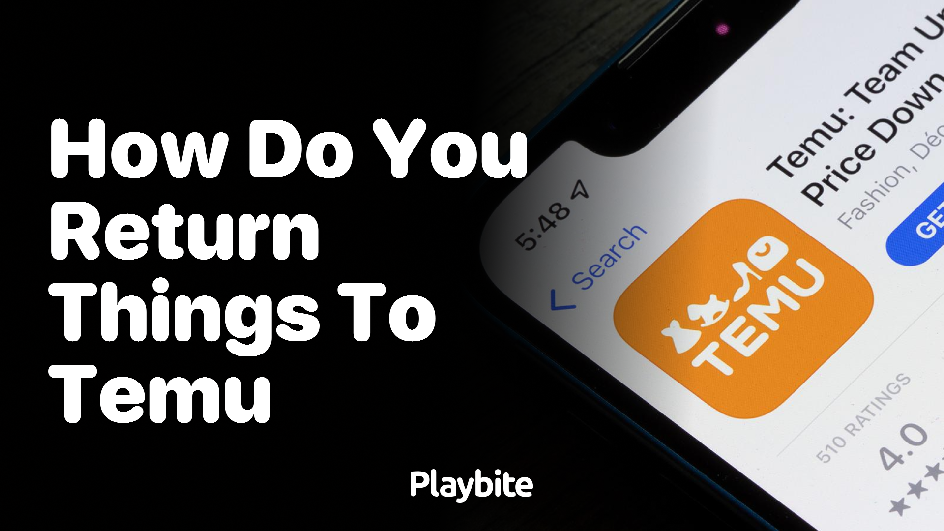 How Do You Return Things to Temu? - Playbite