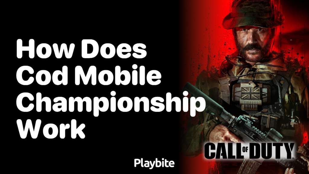 How Does the COD Mobile Championship Work? - Playbite