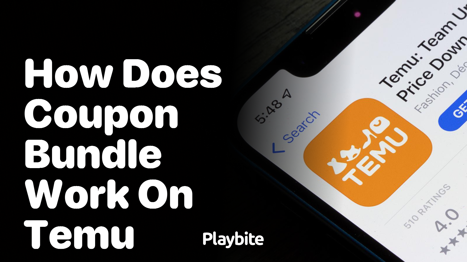How Does the Coupon Bundle Work on Temu? - Playbite