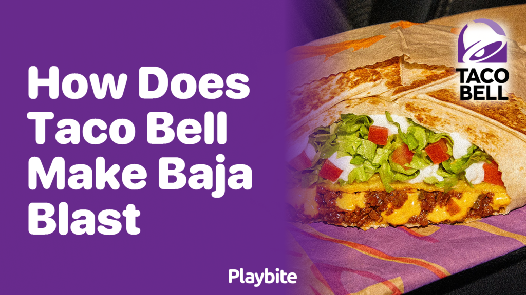 How Does Taco Bell Make Baja Blast? - Playbite