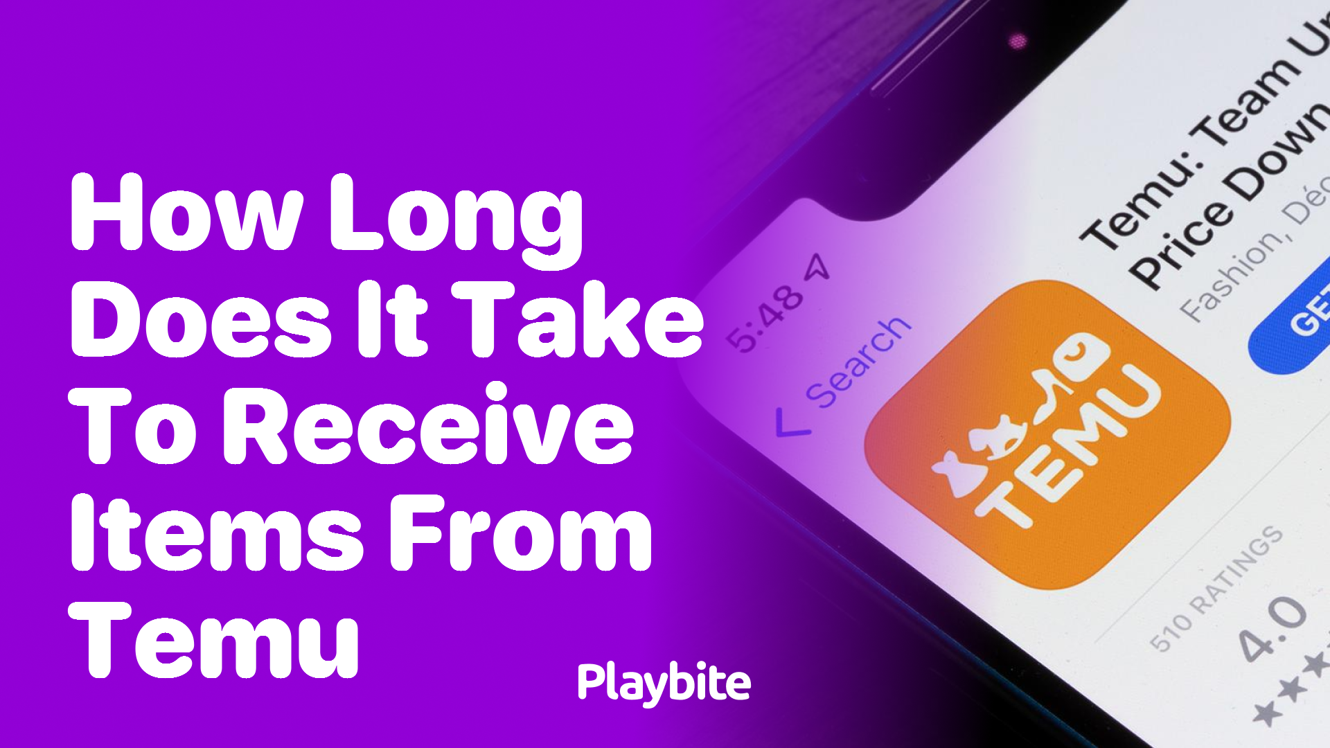 How Long Does It Take to Receive Items From Temu? - Playbite