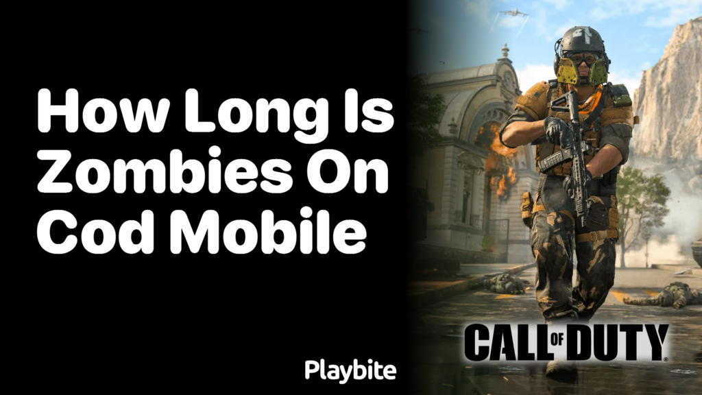 How Long Does the Zombies Mode Last in COD Mobile? - Playbite