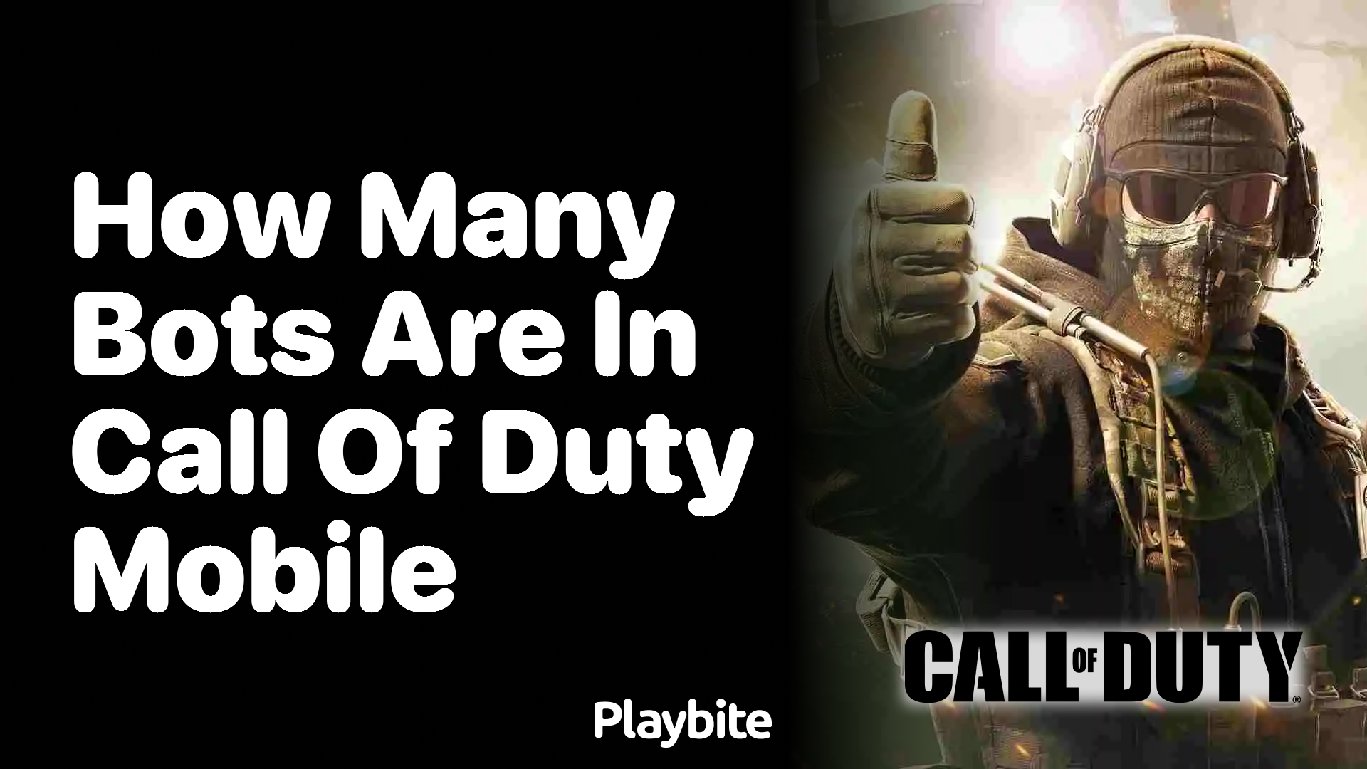 How Many Bots Are in Call of Duty Mobile? - Playbite