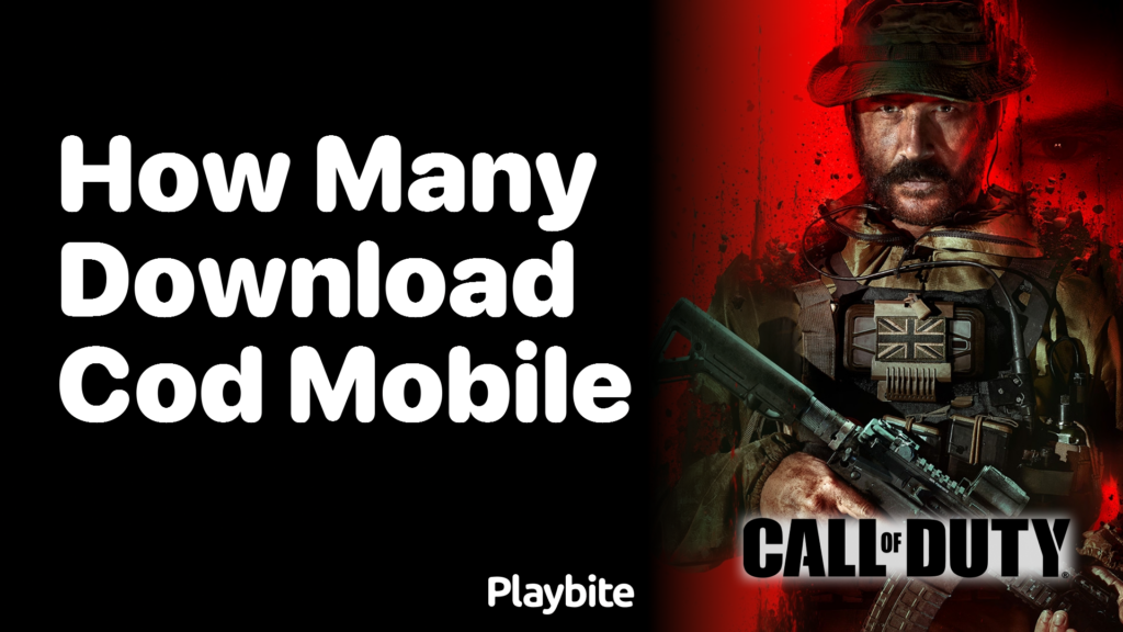How many people have downloaded COD Mobile? - Playbite