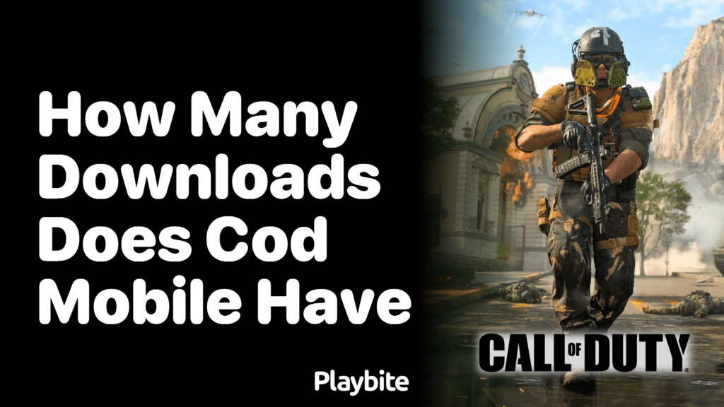 How Many Downloads Does COD Mobile Have? - Playbite
