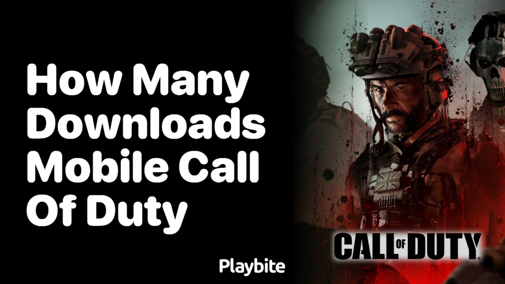How Many Downloads Does Mobile Call of Duty Have? - Playbite