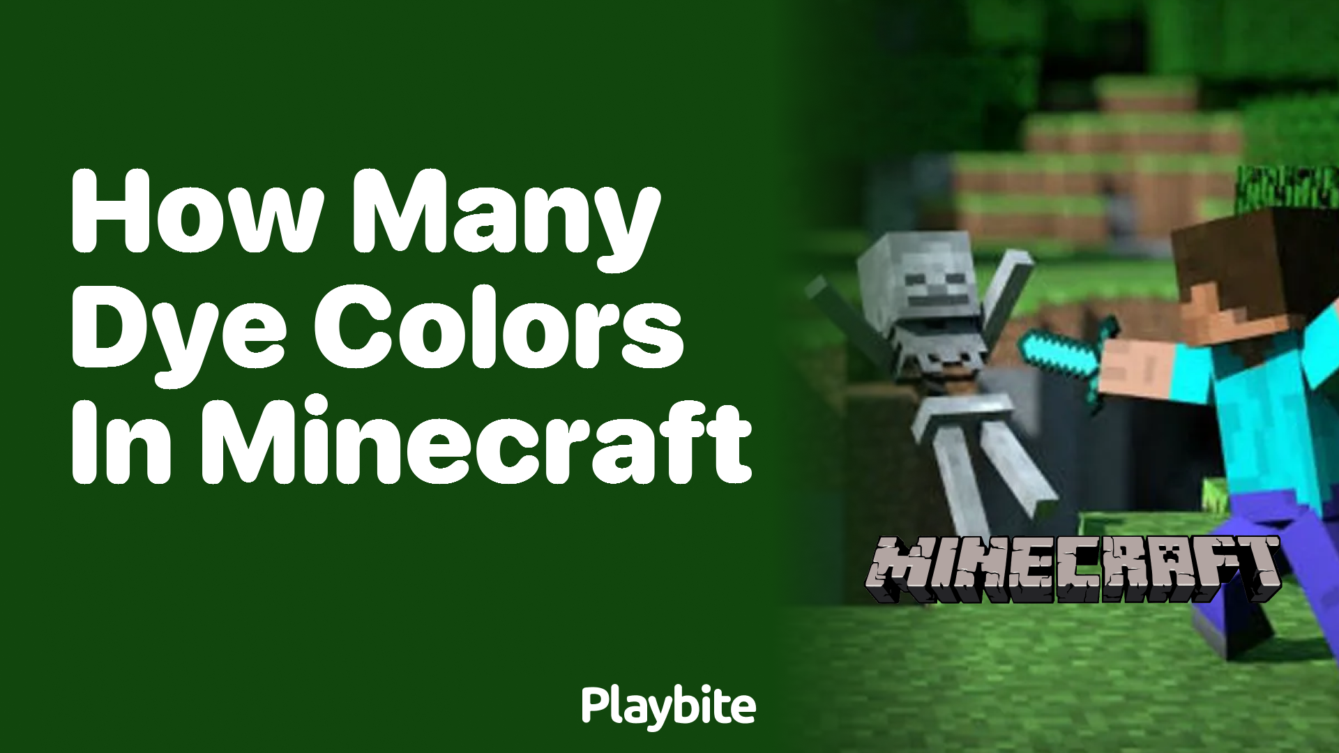 How Many Dye Colors Are in Minecraft? - Playbite