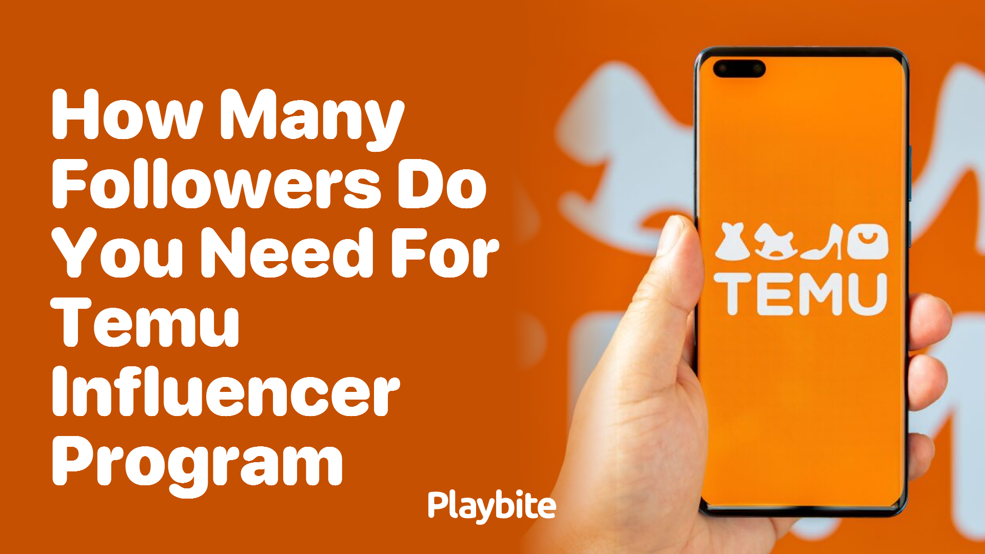 How Many Followers Do You Need for the Temu Influencer Program? - Playbite
