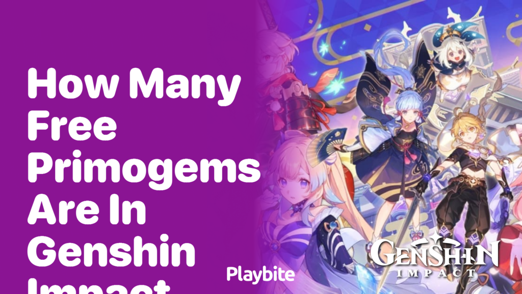 How Many Free Primogems Can You Find in Genshin Impact? - Playbite