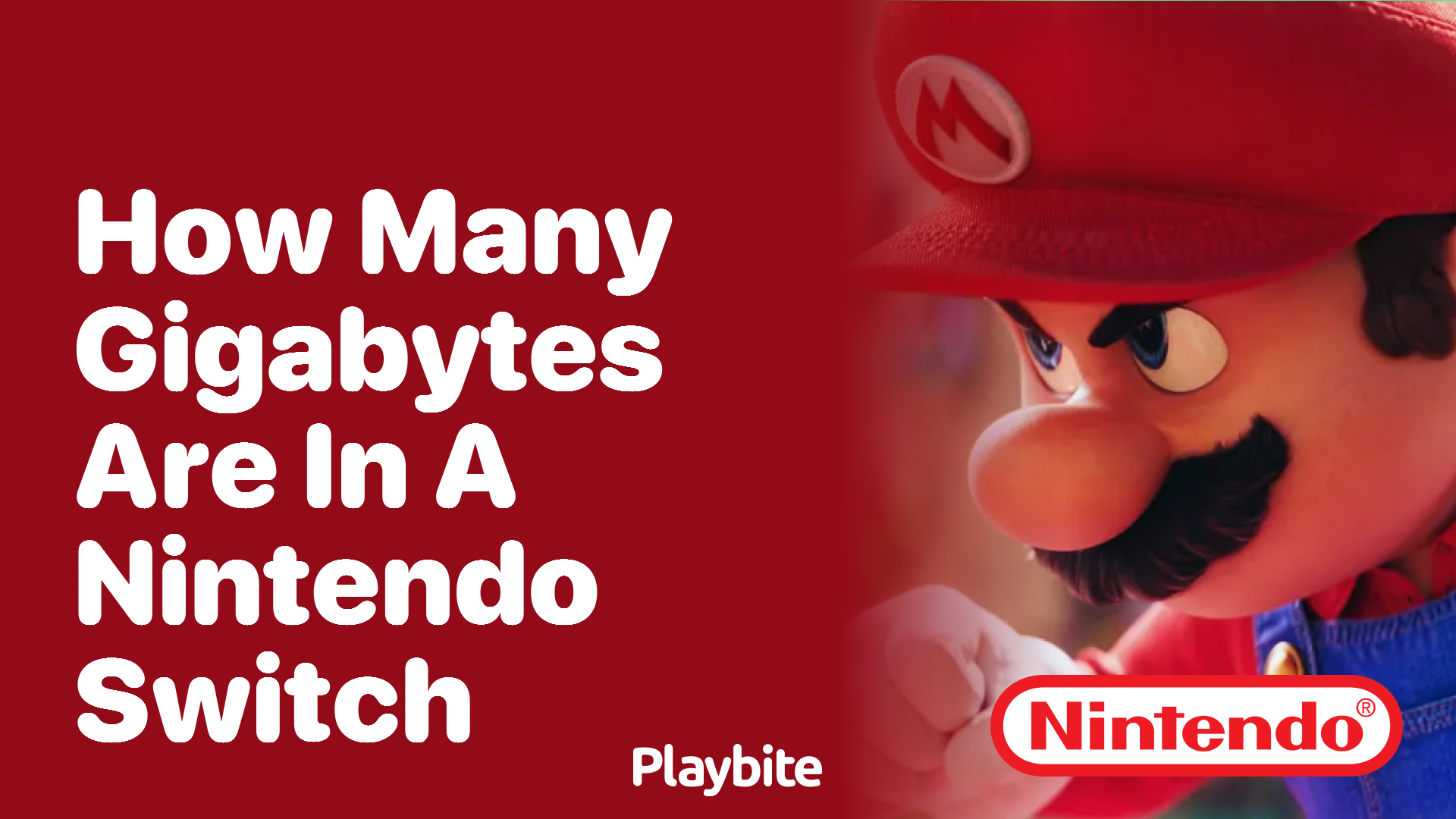 How Many Gigabytes Are in a Nintendo Switch? - Playbite