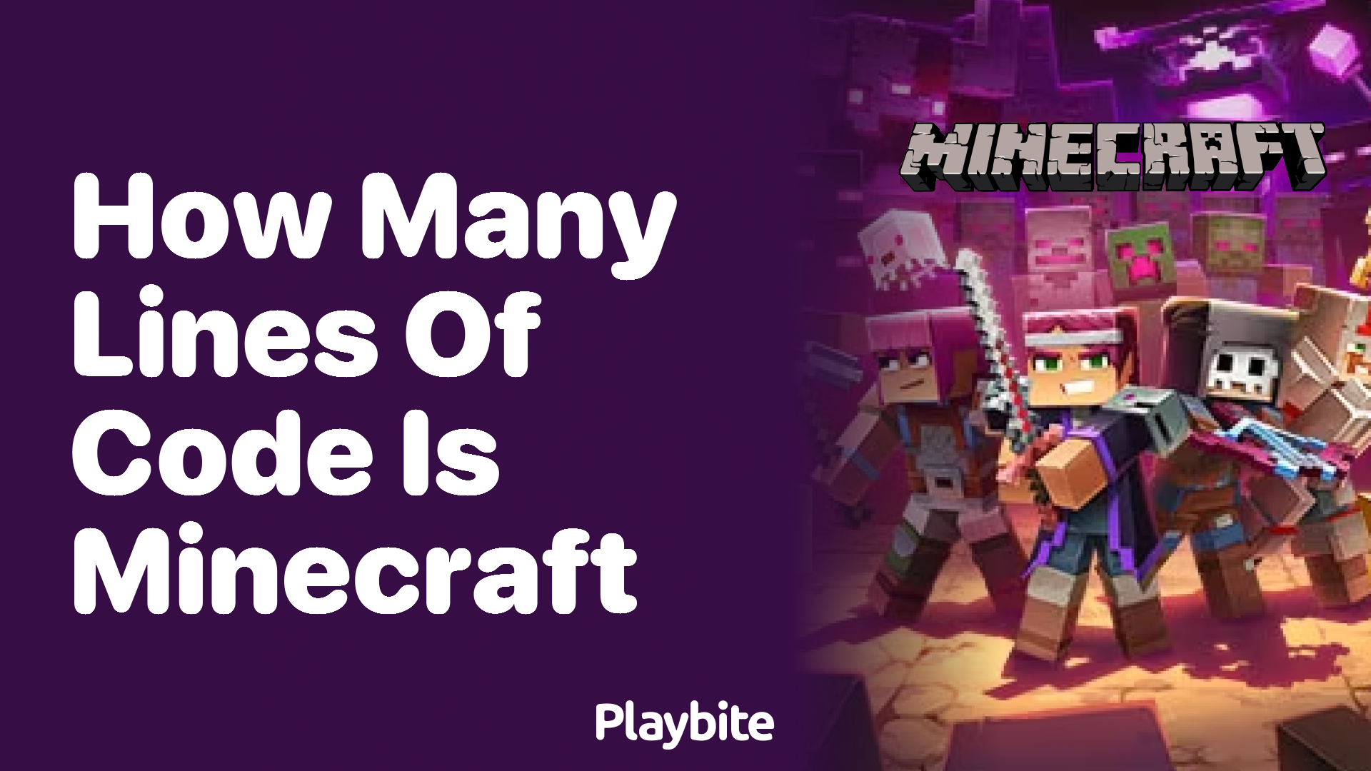 How Many Lines of Code Is Minecraft Made Of? - Playbite