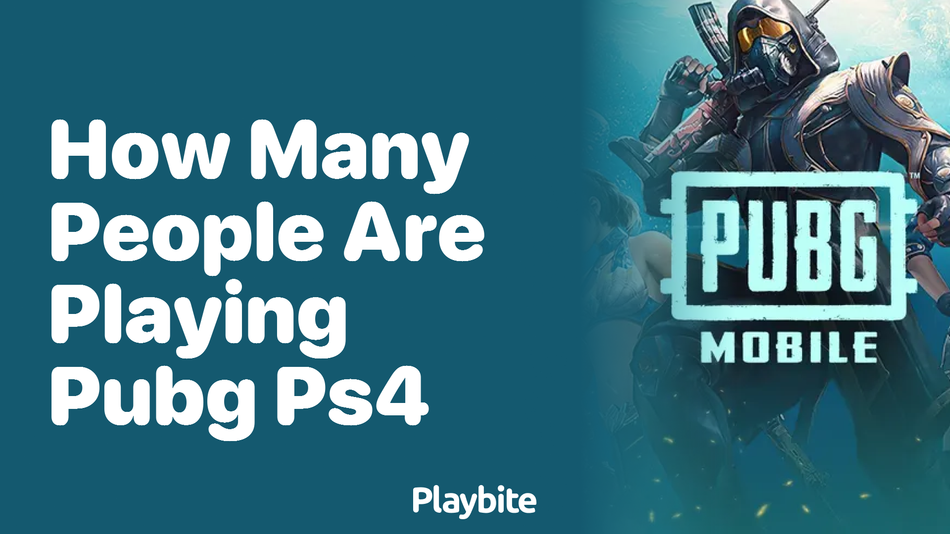 How Many People Are Playing PUBG on PS4? - Playbite