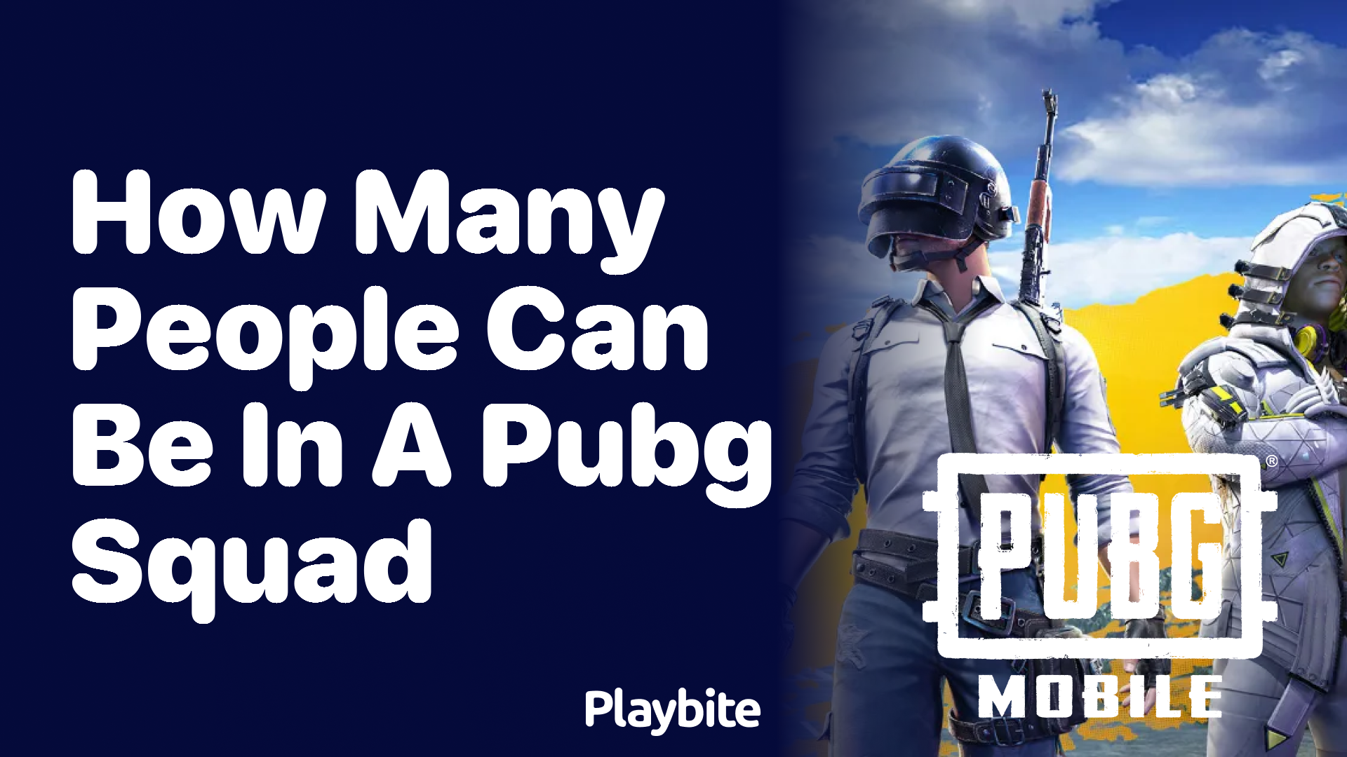 How Many People Can Be in a PUBG Squad? - Playbite