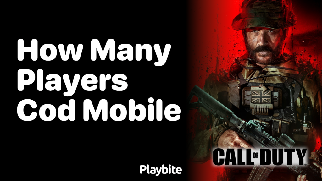 How Many Players Does COD Mobile Have? - Playbite