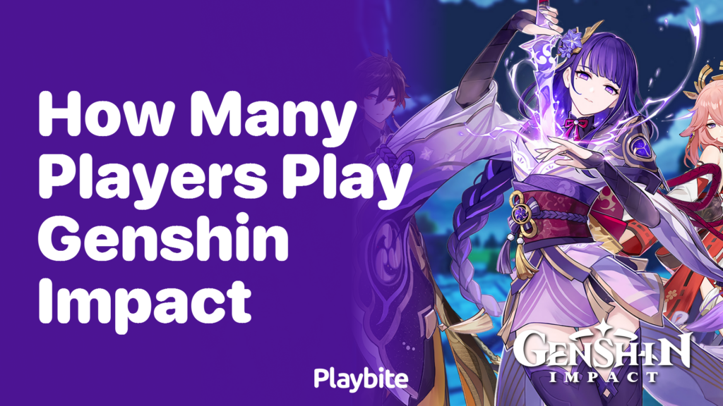 How Many Players Play Genshin Impact? - Playbite