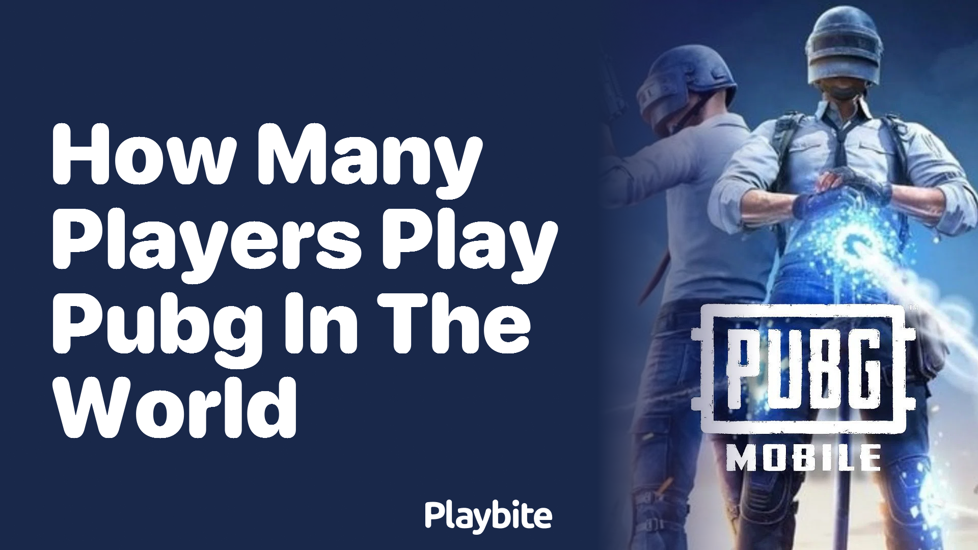 How Many Players Play PUBG in the World? - Playbite
