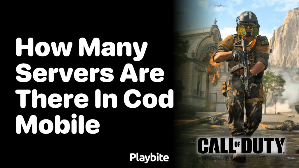 How Many Servers Are There in COD Mobile? - Playbite