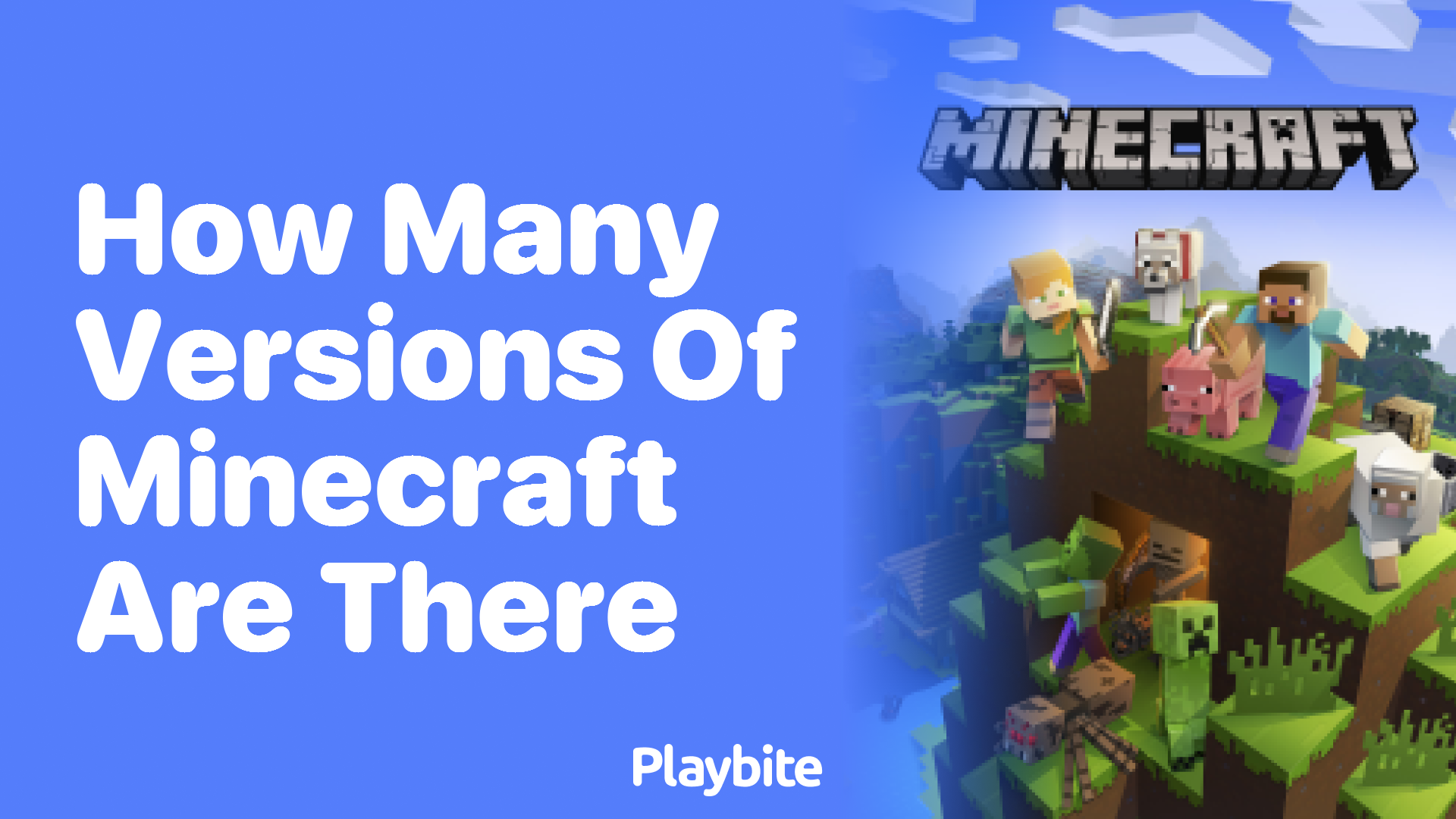 How Many Versions of Minecraft Are There? - Playbite