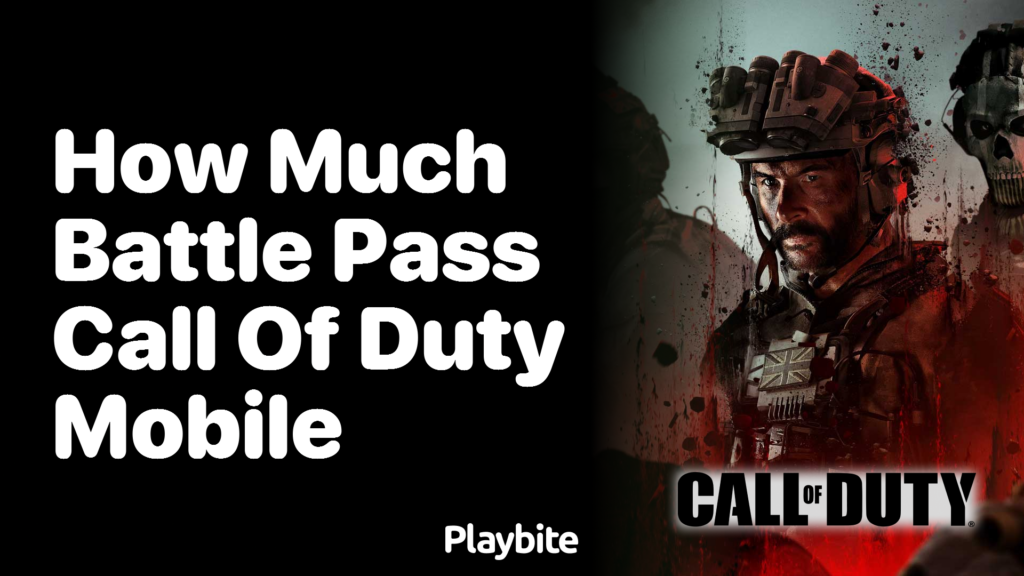 How Much Does the Battle Pass Cost in Call of Duty Mobile? - Playbite
