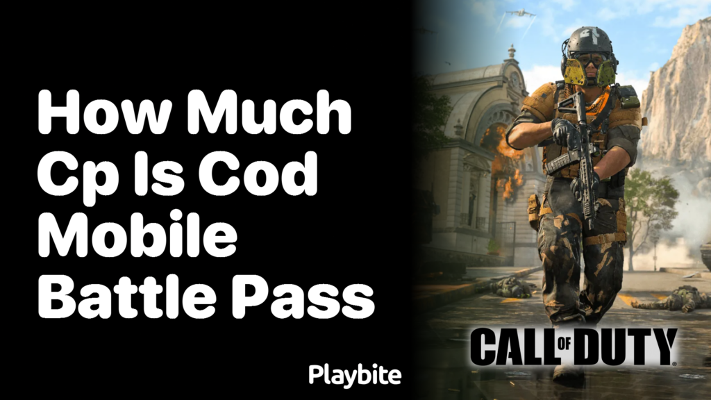 How Much CP Does the CoD Mobile Battle Pass Cost? - Playbite