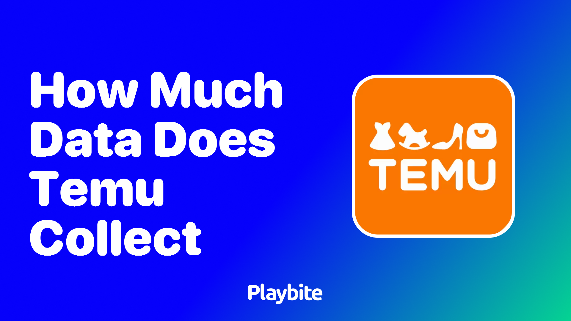 How Much Data Does Temu Collect? Unwrapping the Facts - Playbite