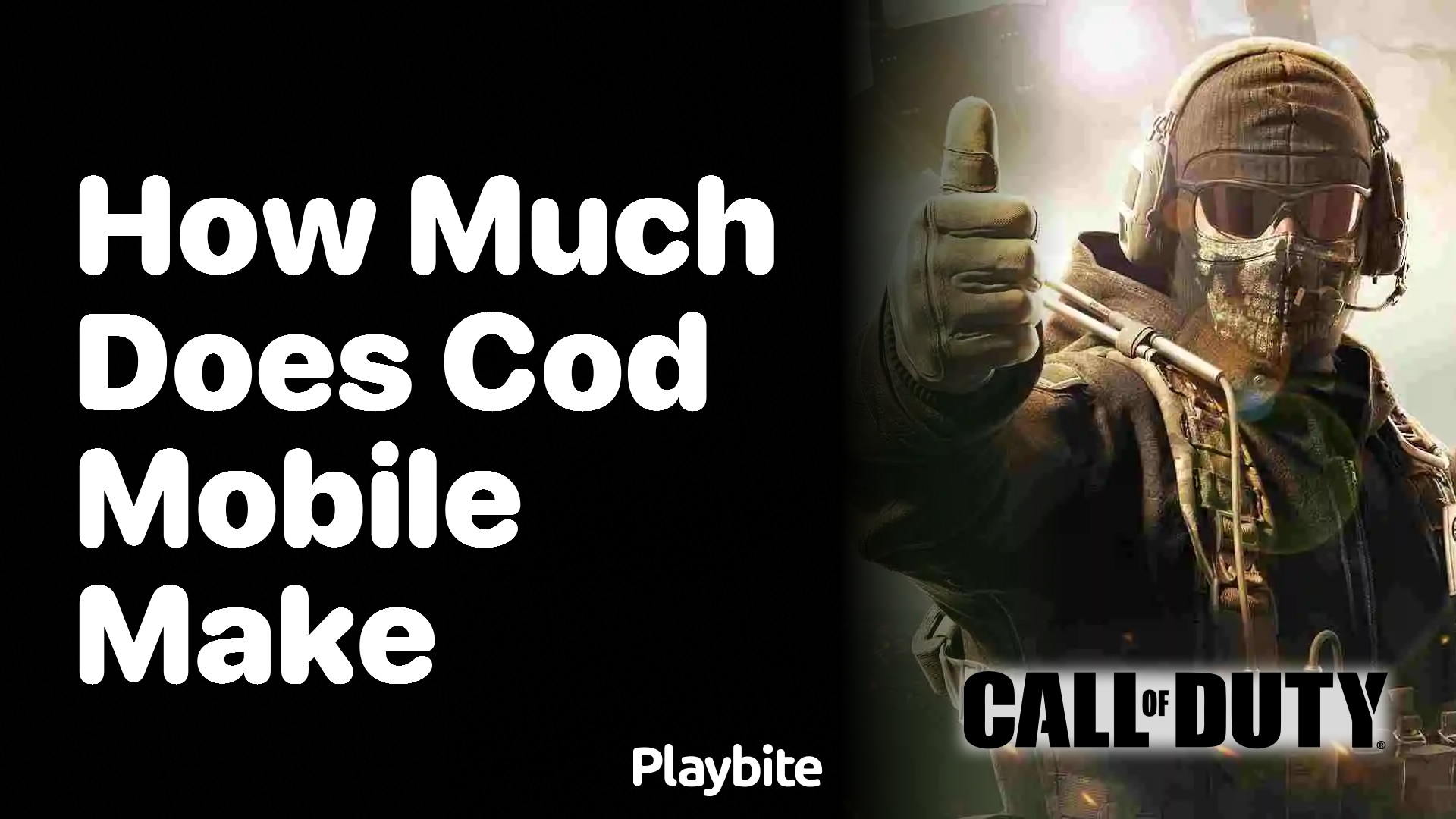 How Much Money Does COD Mobile Make? - Playbite
