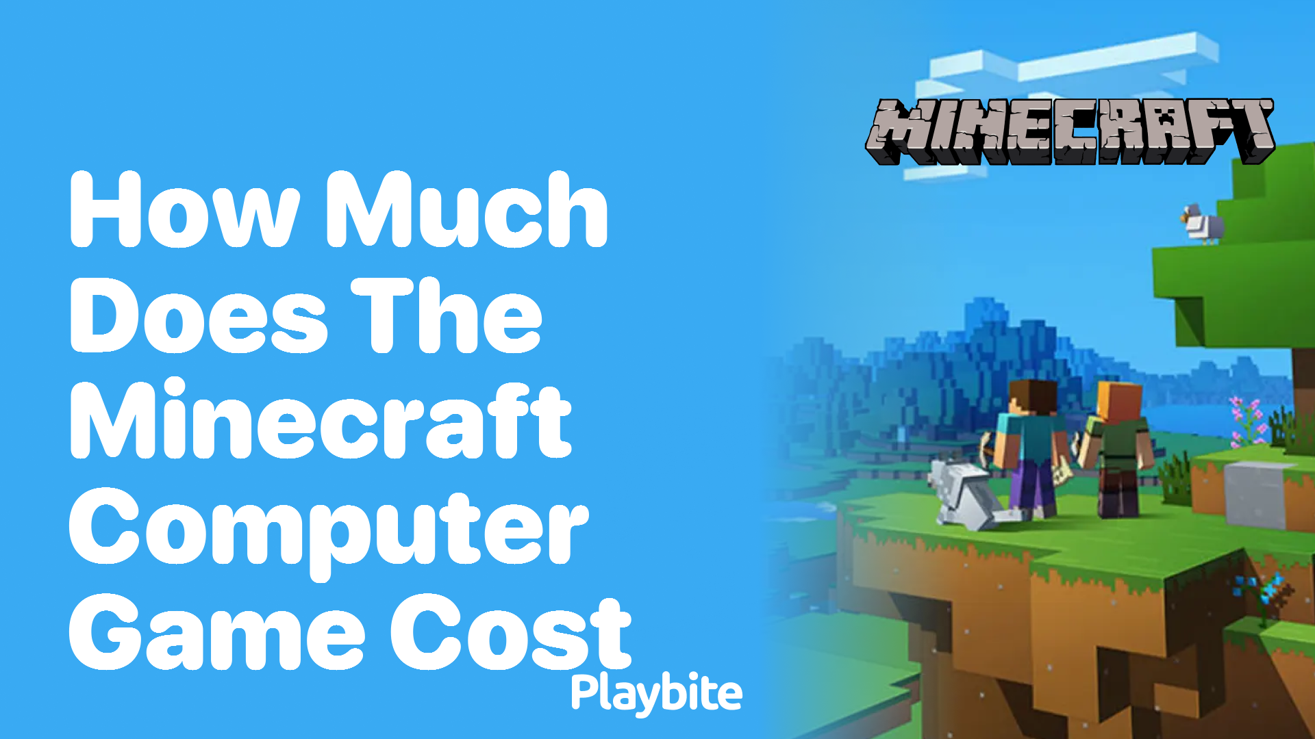 How Much Does the Minecraft Computer Game Cost? - Playbite