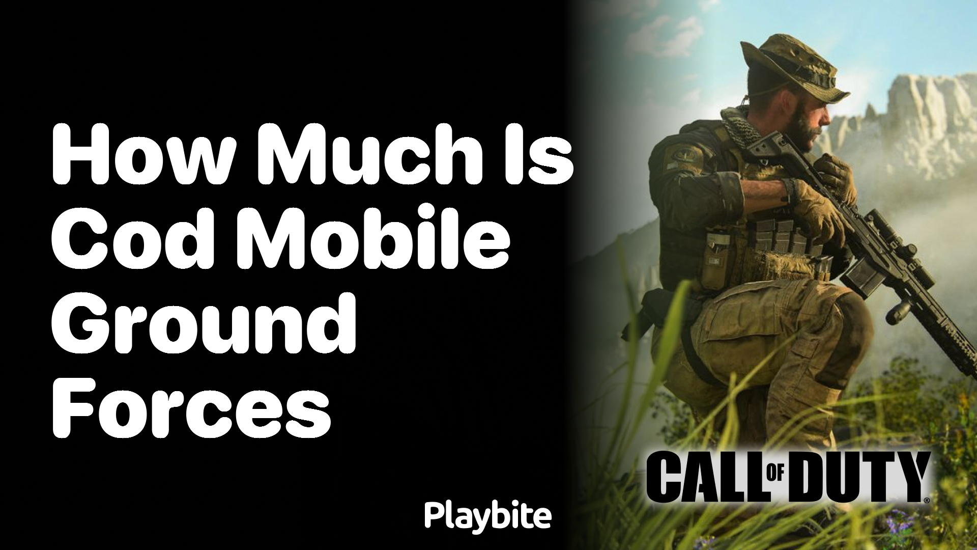 How Much Does COD Mobile Ground Forces Cost? - Playbite