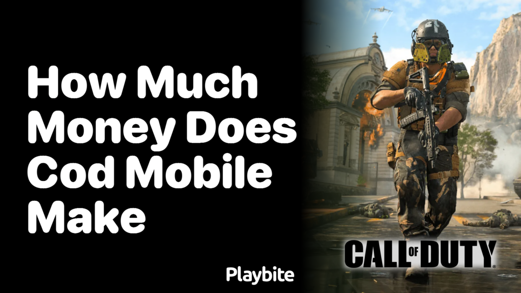 How Much Money Does COD Mobile Earn? - Playbite