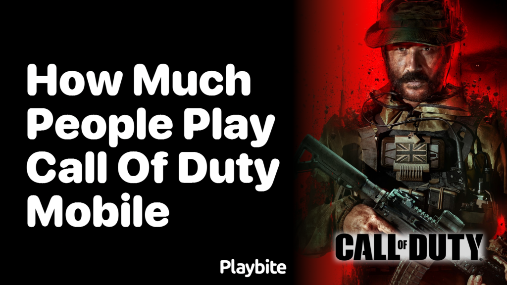 How Many People Play Call of Duty Mobile? - Playbite