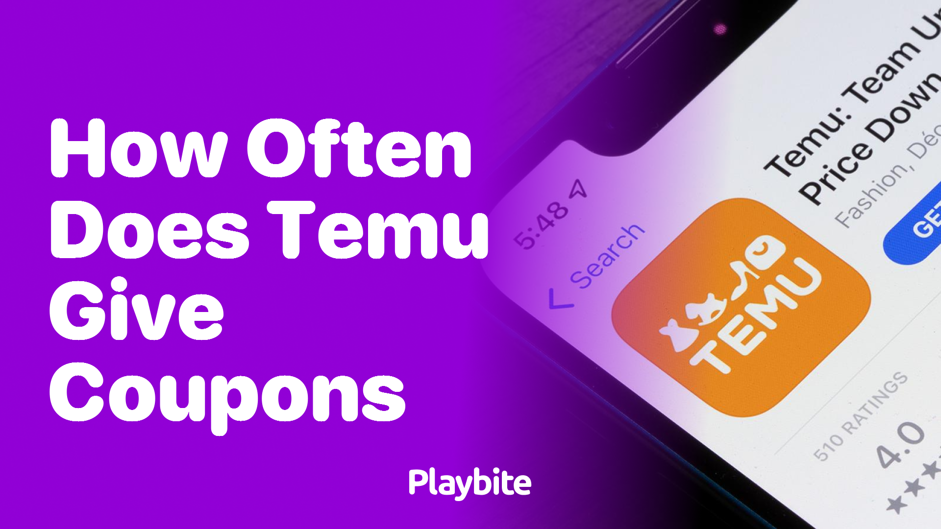 How Often Does Temu Give Coupons? - Playbite
