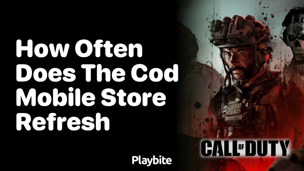 How Often Does the COD Mobile Store Refresh? - Playbite