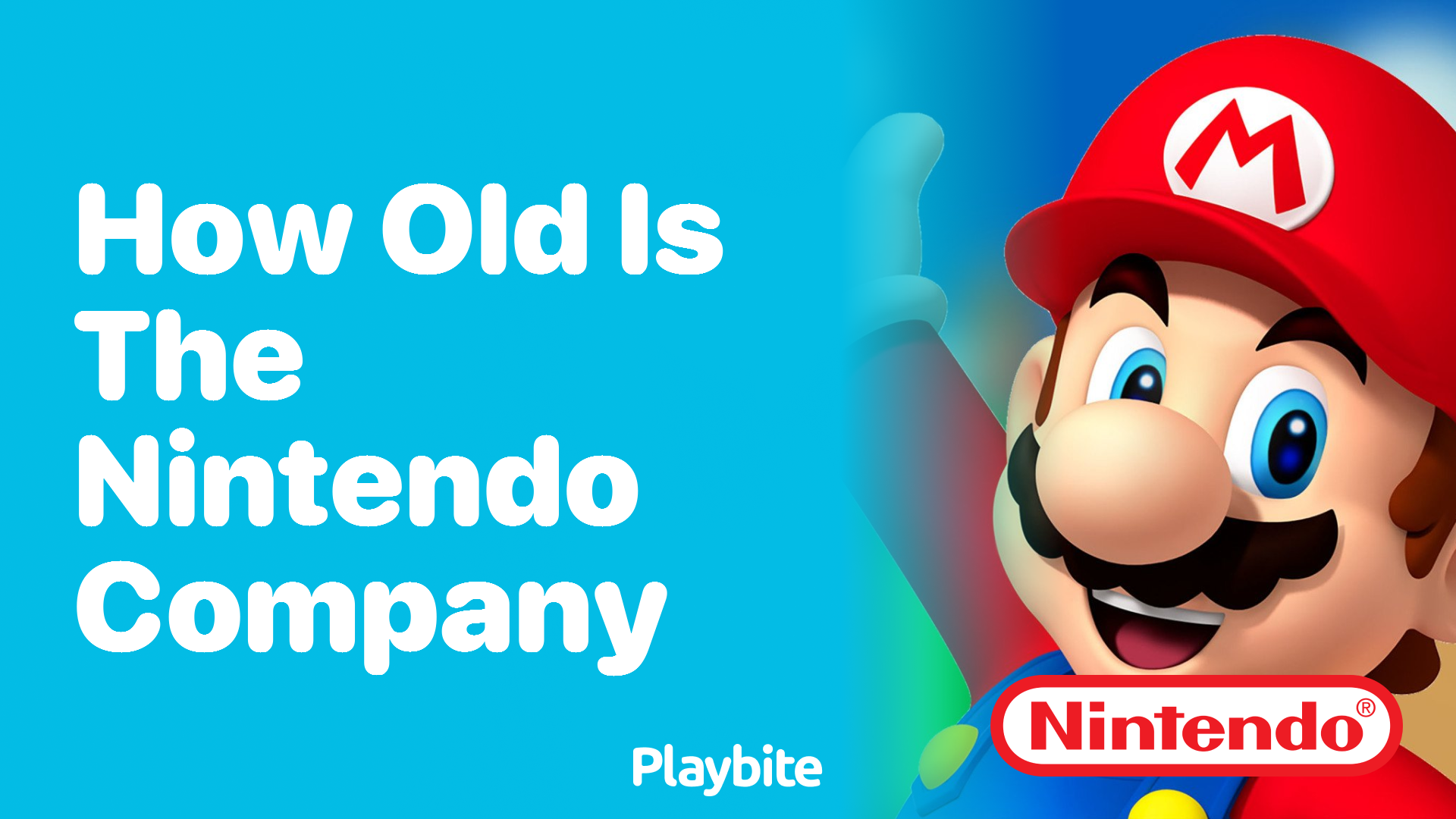How Old is the Nintendo Company? - Playbite