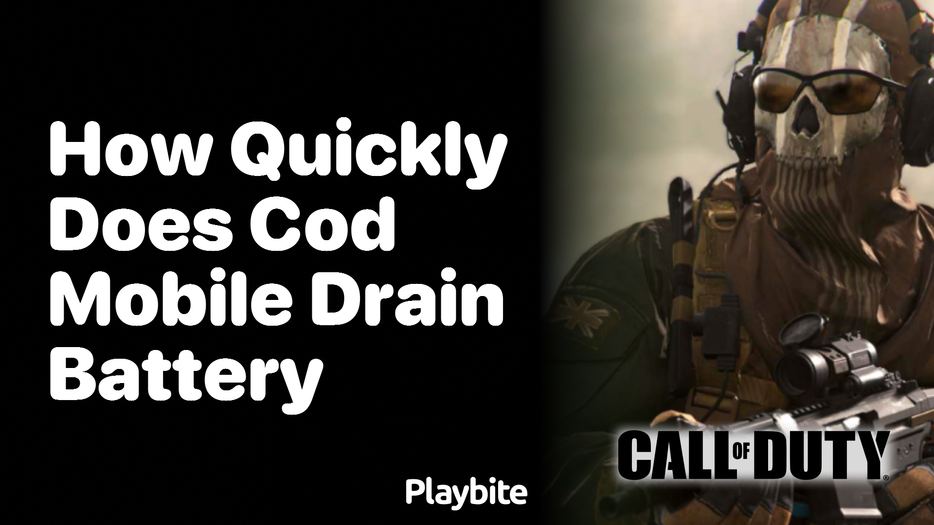 How Quickly Does COD Mobile Drain Your Phone's Battery? - Playbite