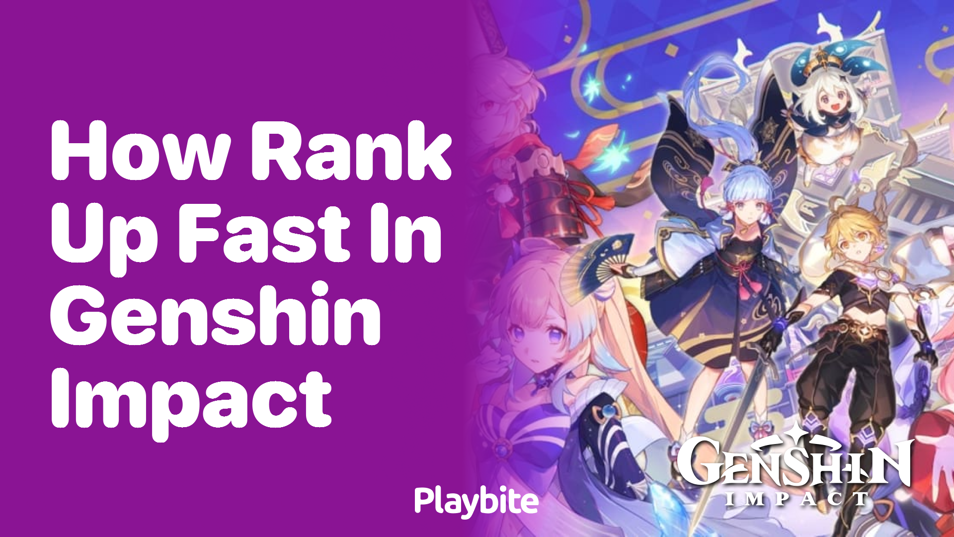 How to Rank Up Fast in Genshin Impact - Playbite
