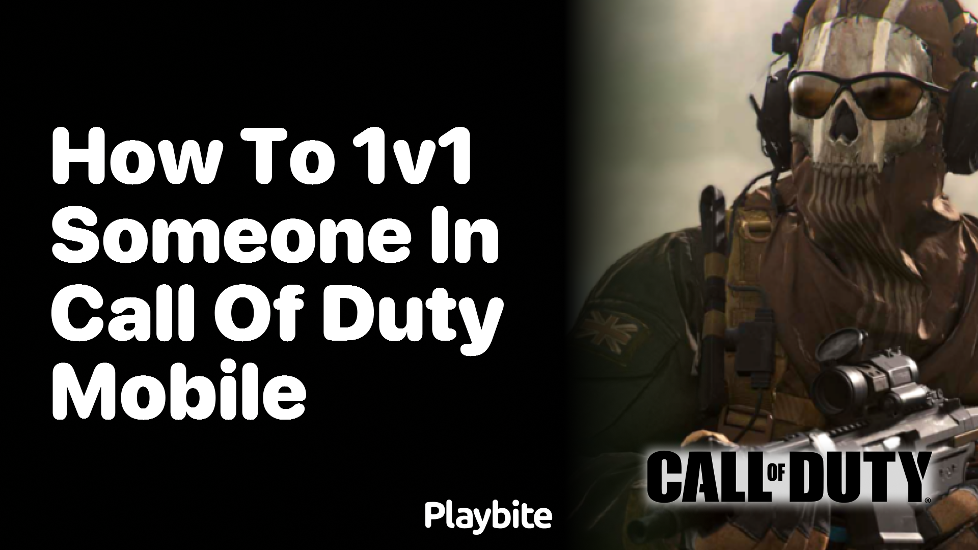 How to 1v1 Someone in Call of Duty Mobile - Playbite