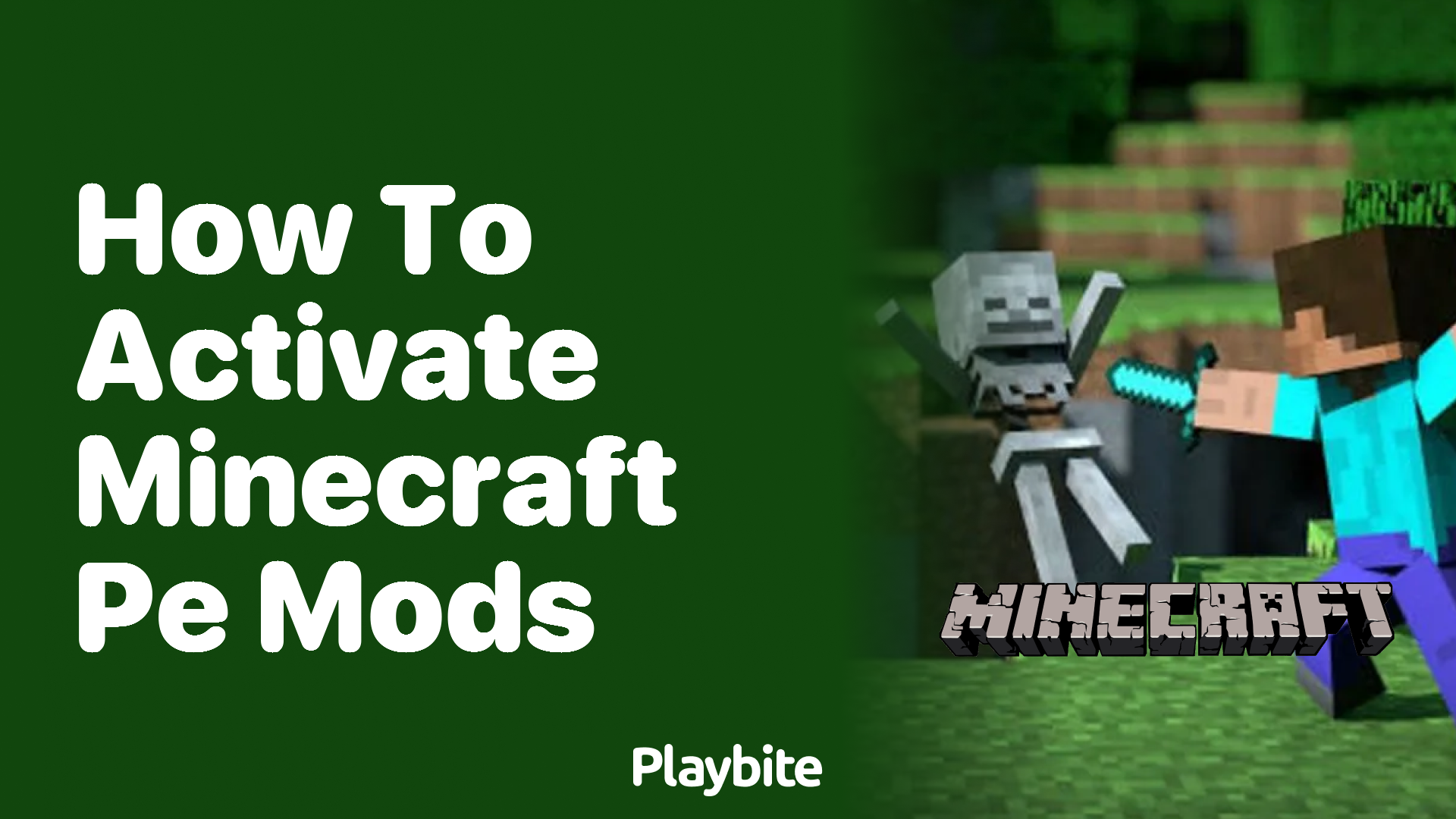 How to Activate Mods in Minecraft PE: A Fun and Easy Guide - Playbite