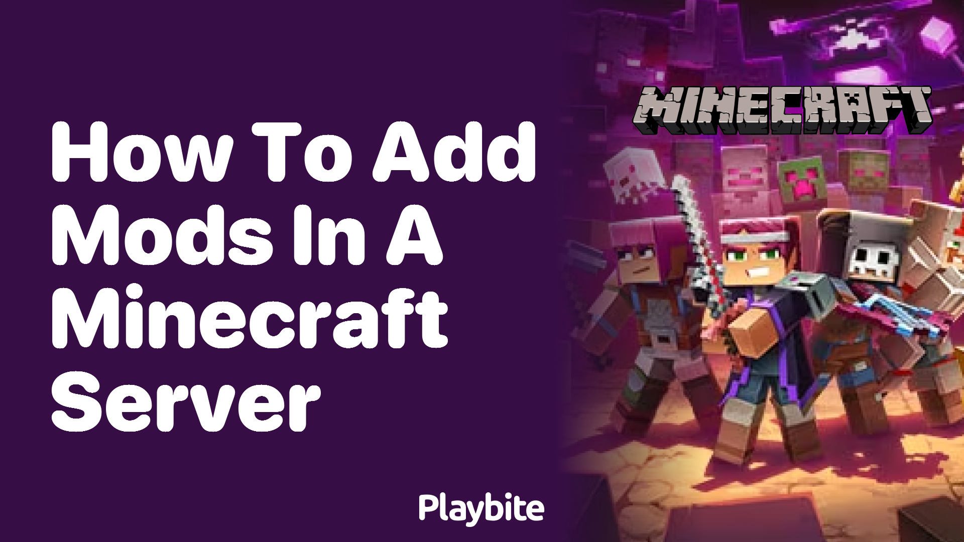 How to Add Mods in a Minecraft Server: A Simple Guide - Playbite