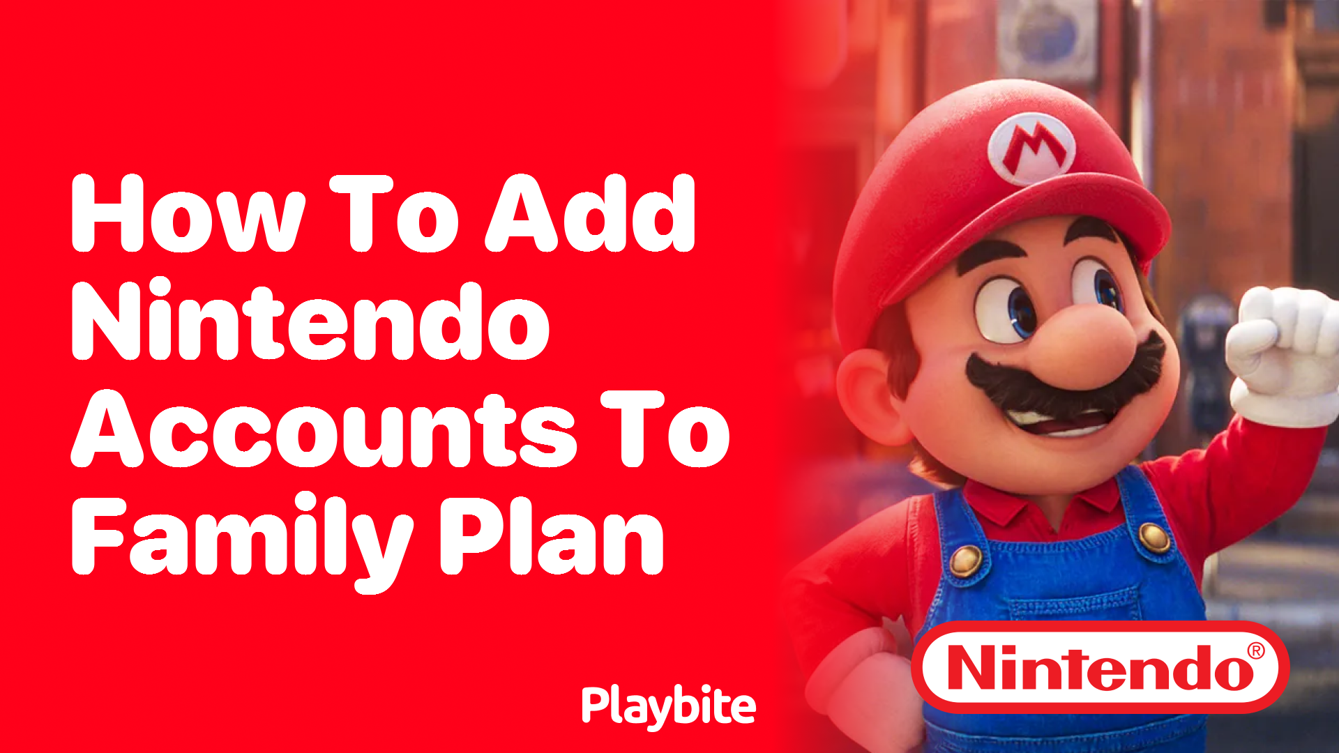 How to Add Nintendo Accounts to a Family Plan - Playbite