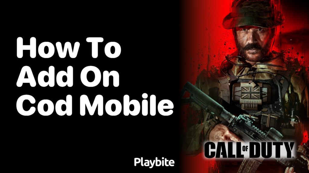 How to Add Friends in COD Mobile - Playbite